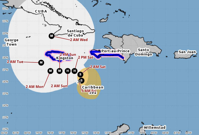 Tempête tropicale Mélissa : Haïti et la Jamaïque sous forte menace - RL ...