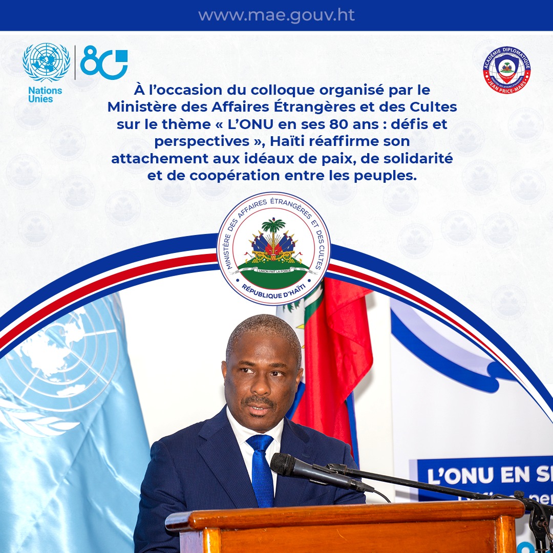 Haïti : le ministère des Affaires étrangères célèbre les 80 ans des ...